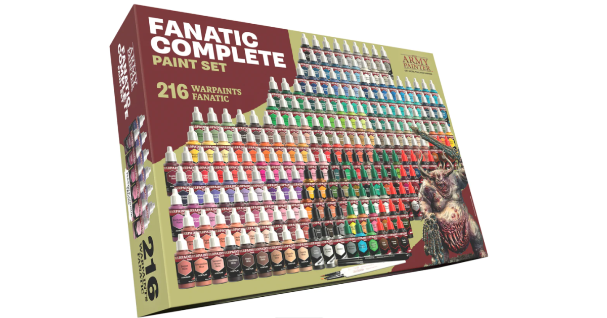 Army Painter: Warpaints Fanatic Complete Paint Set - Deskové hry ... Army Painter: Warpaints Fanatic Complete Paint Set - Deskové hry ...