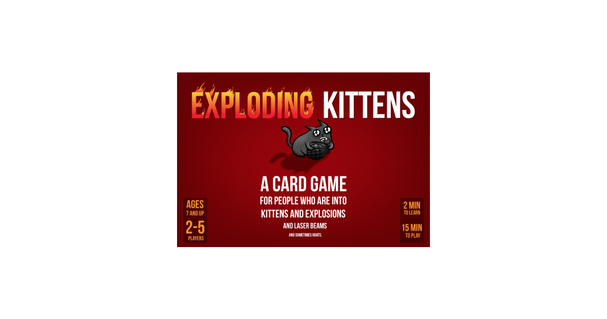 Exploding Kittens Original Edition Deskové Hry Planeta Her