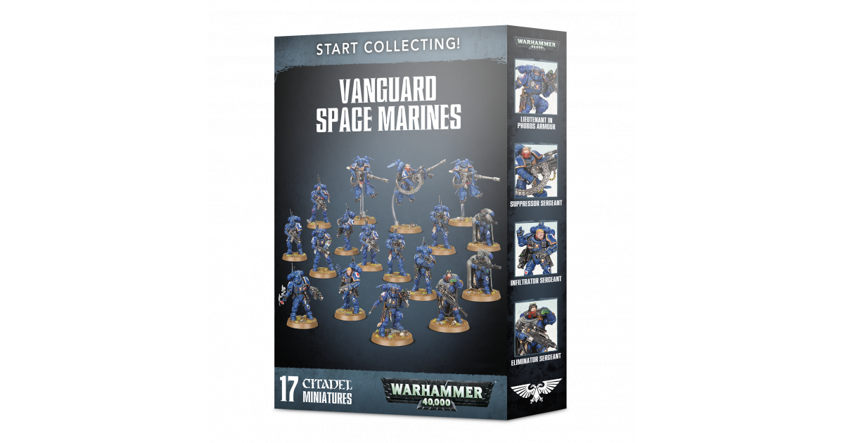Warhammer 40000 Start Collecting Vanguard Space Marines Deskové